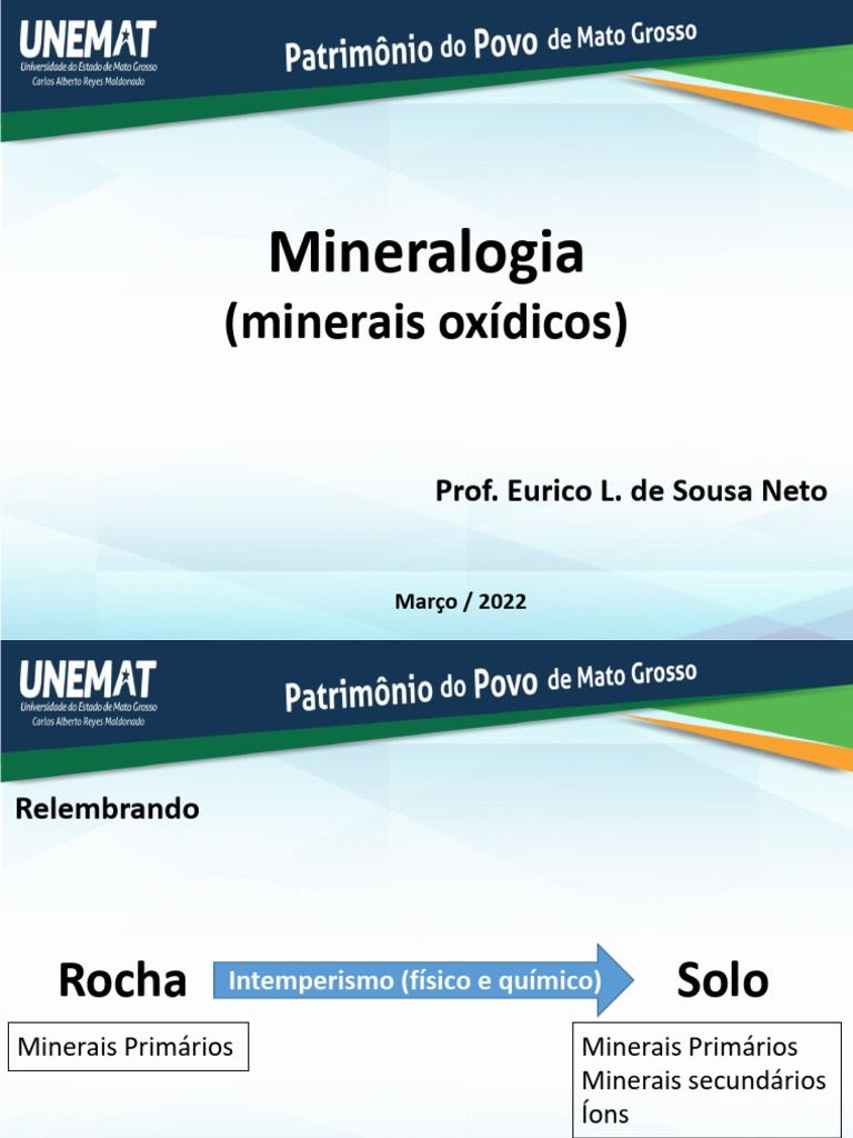 Mineralogia Do Solo | PDF | Minerais | Solo