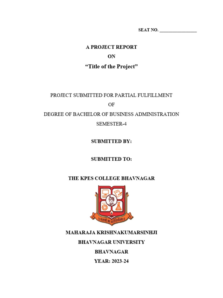 Project Format | PDF | Working Capital | Financial Economics
