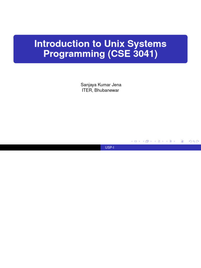 Intro Usp Pdf Computer File Operating System 