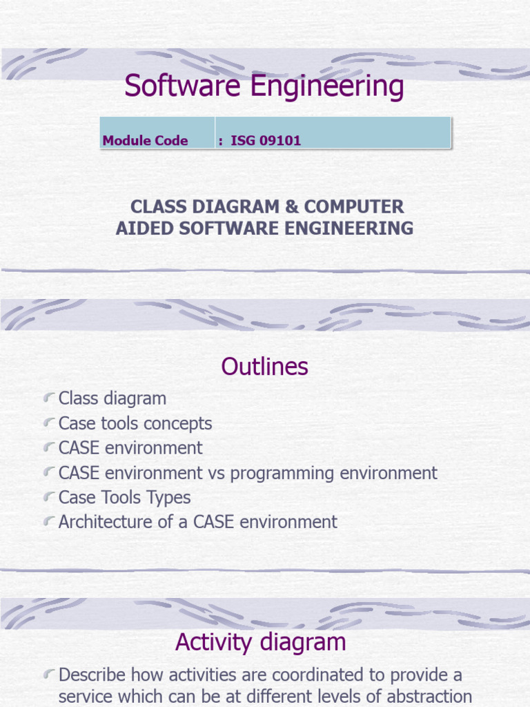 Lecture Computer Aided Software Engineering Lecture | PDF | Software | Integrated Development ...