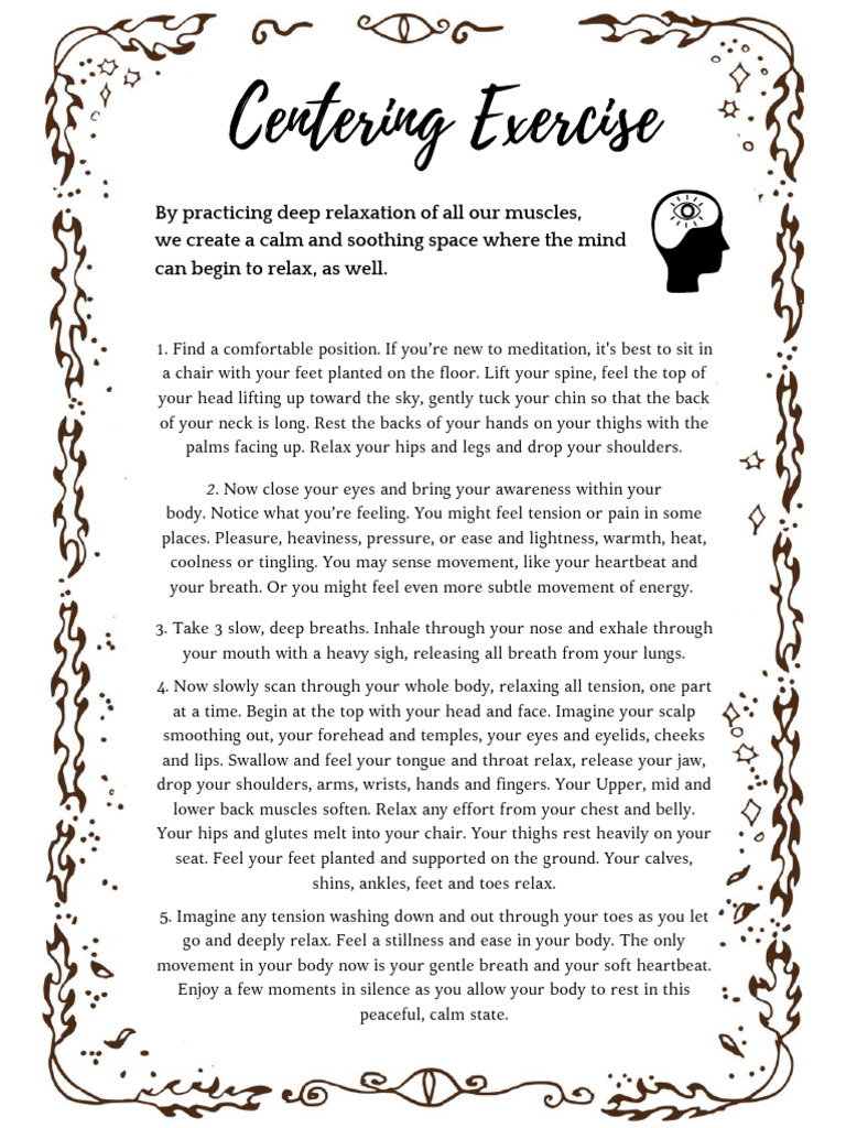 1.-Centering-Exercise | PDF