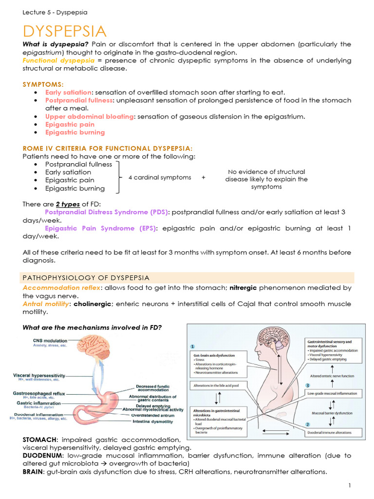Dyspepsia | PDF | Indigestion | Stomach
