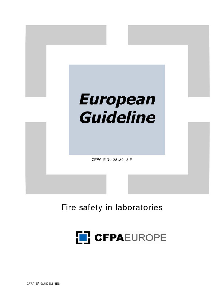 Fire Safety in Labs - European Guidelines | PDF | Laboratories ...