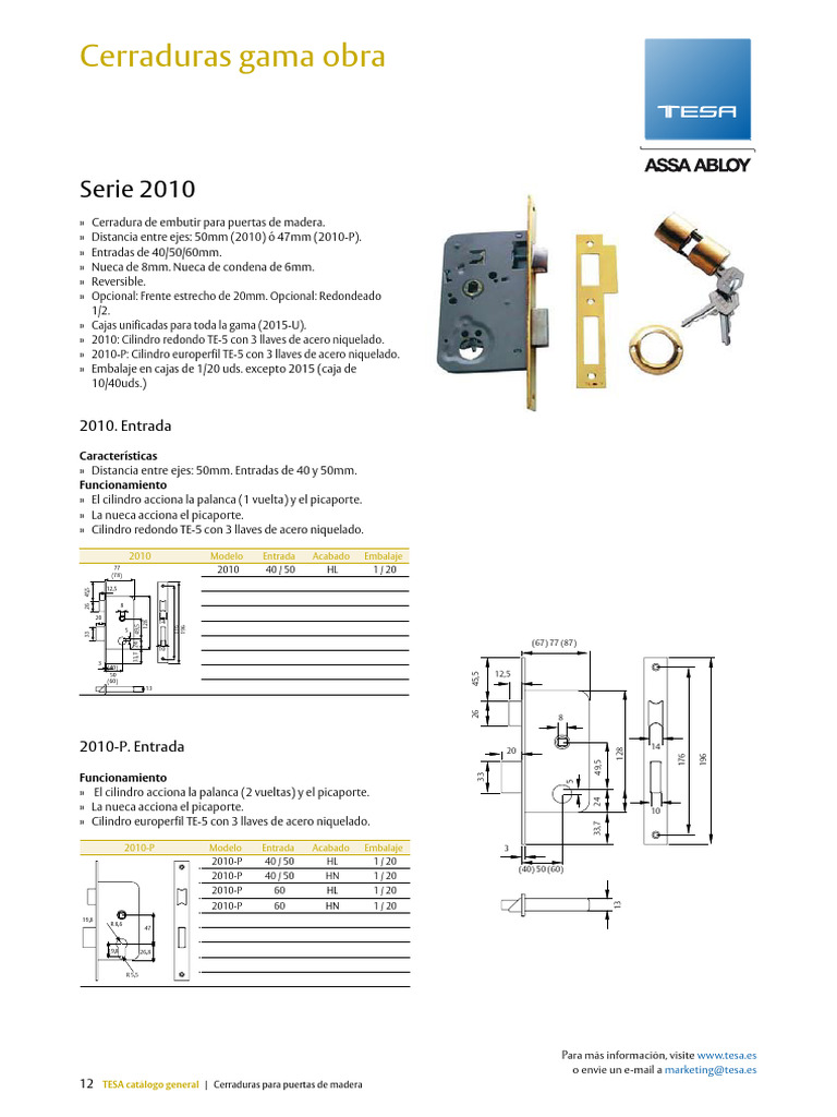 TESA LMESL2010 Ficha Técnica 1 | Descargar gratis PDF | Componentes ...