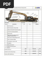Excavator Safety Inspection Checklist | PDF | Vehicle Technology ...