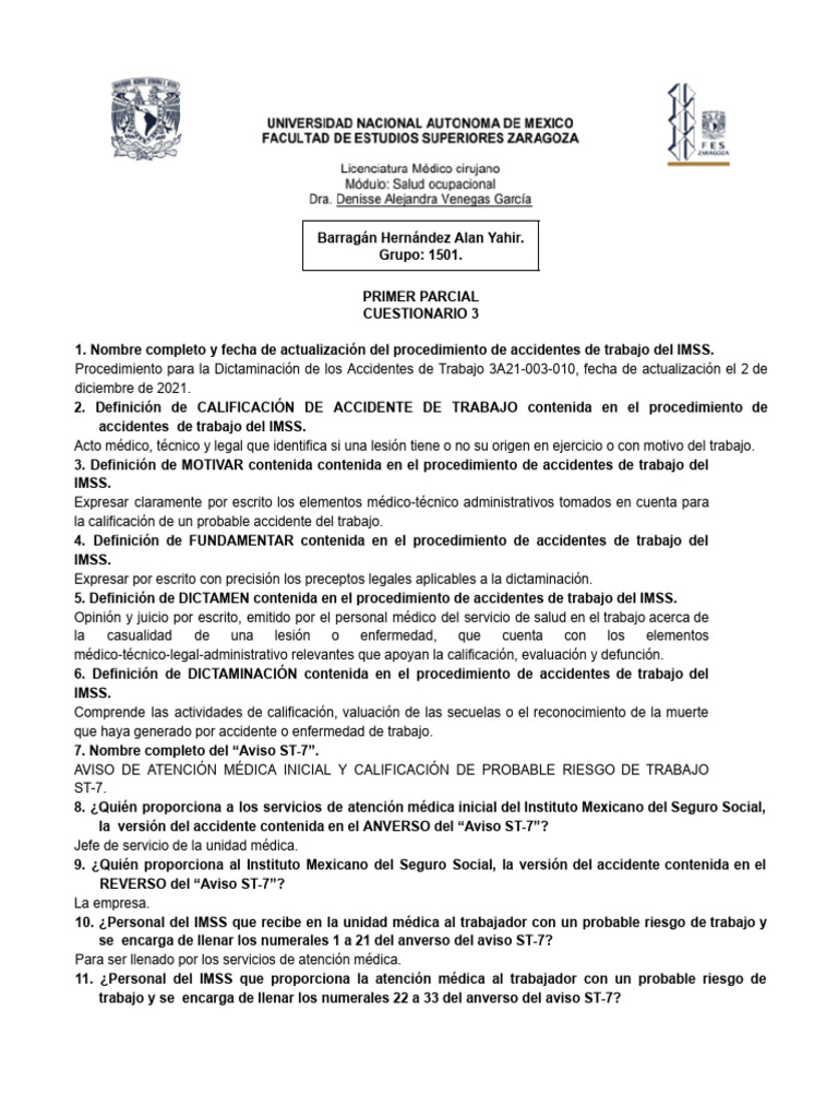 1er Parcial - Cuestionario 3. Barragán Hernández Alan Yahir. 1501 ... 1er Parcial - Cuestionario 3. Barragán Hernández Alan Yahir. 1501 ...