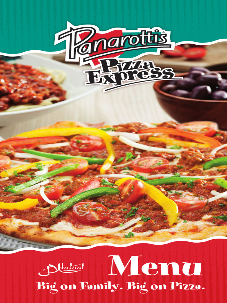 Panarottis Express Menu | PDF | Pizza | Tomato Sauce