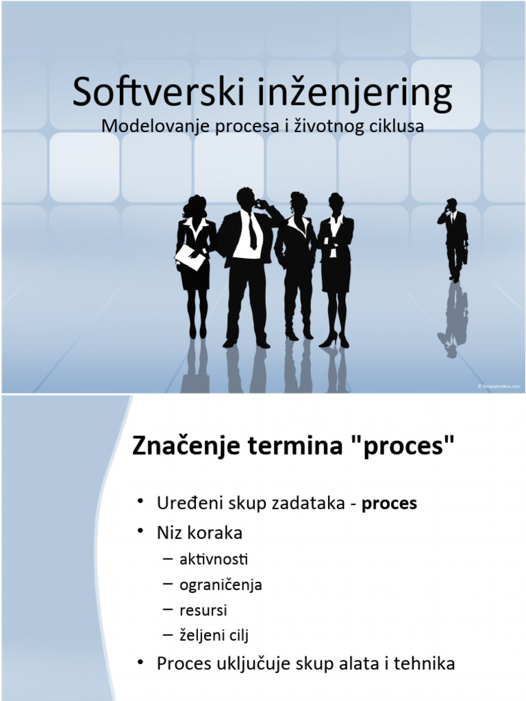 02 Modelovanje Procesa I Zivotnog Ciklusa | PDF