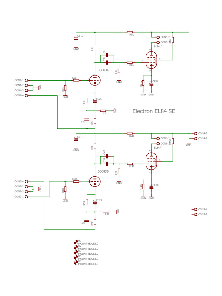 Wzmacniacz - schemat | PDF