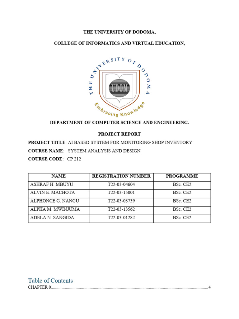 Sad Project 2 | Download Free PDF | System | Inventory