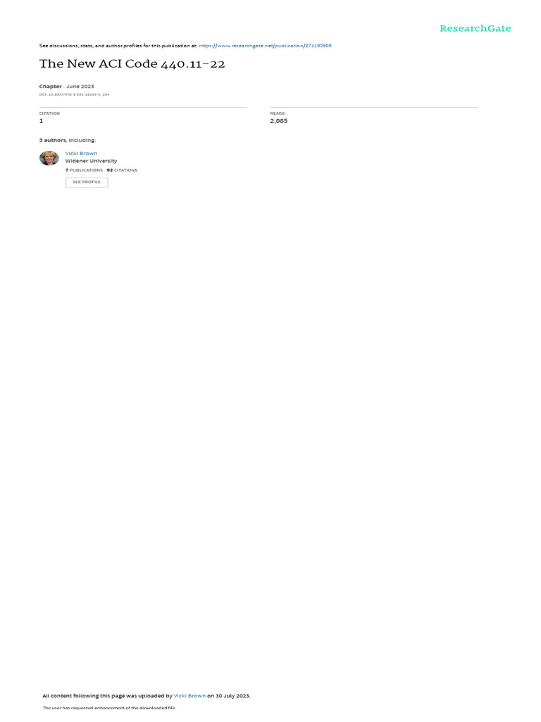 ACICode 440.11 - Presentation | PDF | Strength Of Materials | Fracture