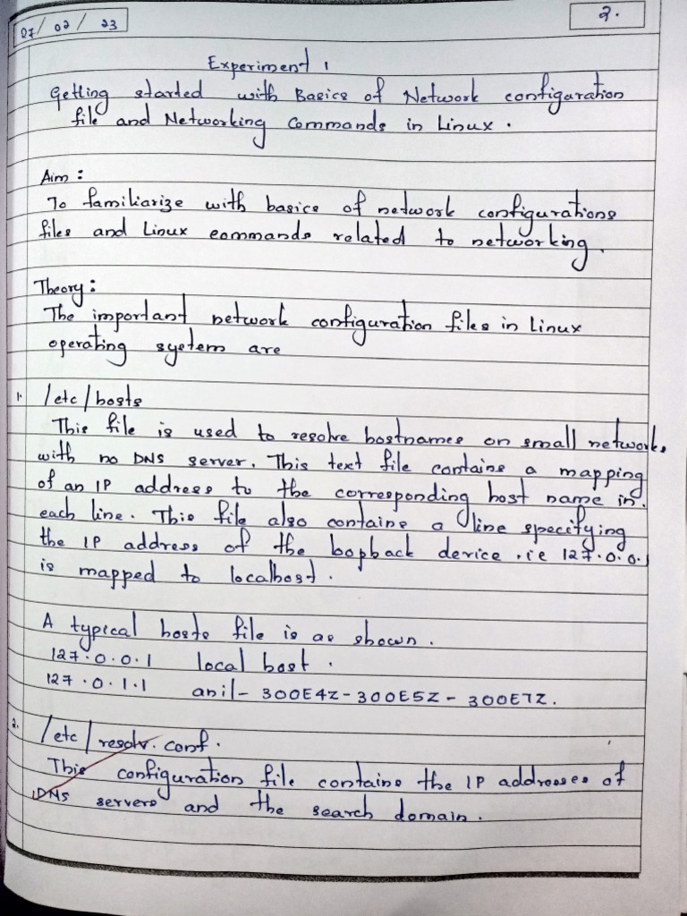 Network Lab Exp1 | PDF