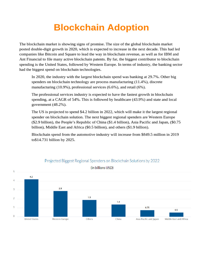 Adoption_Blockchain | PDF | Cryptocurrency | Economies