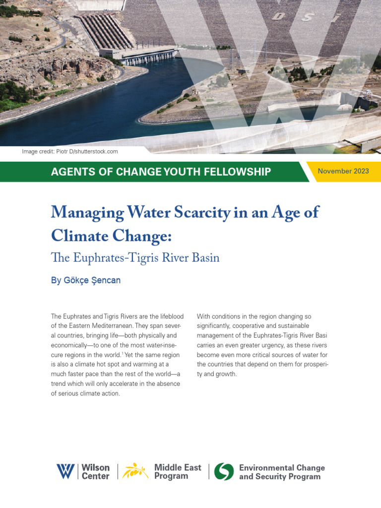 Managing Water Scarcity in the ET Basin | PDF | Euphrates | Tigris
