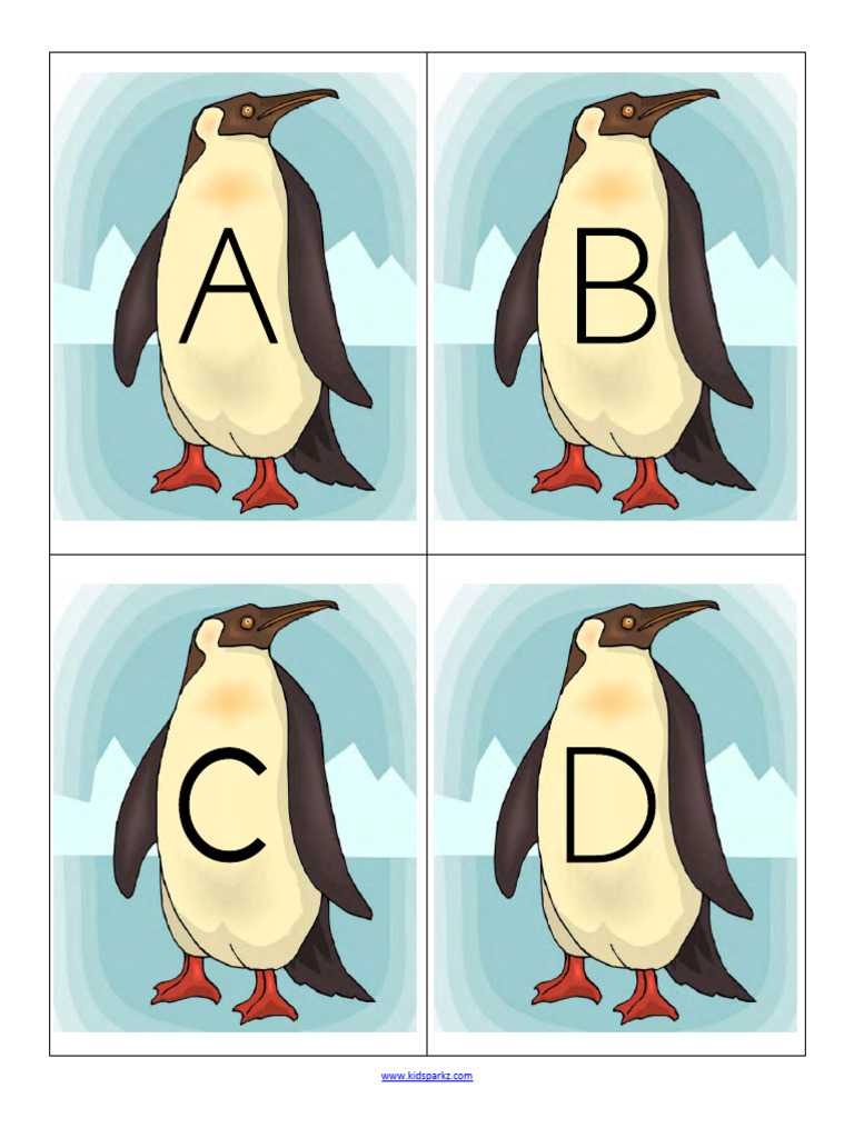 Penguins alphabet | PDF