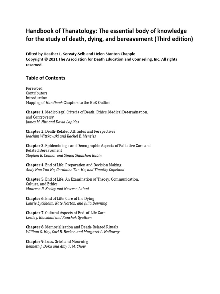 Handbook Table of Contents | PDF | Social Science