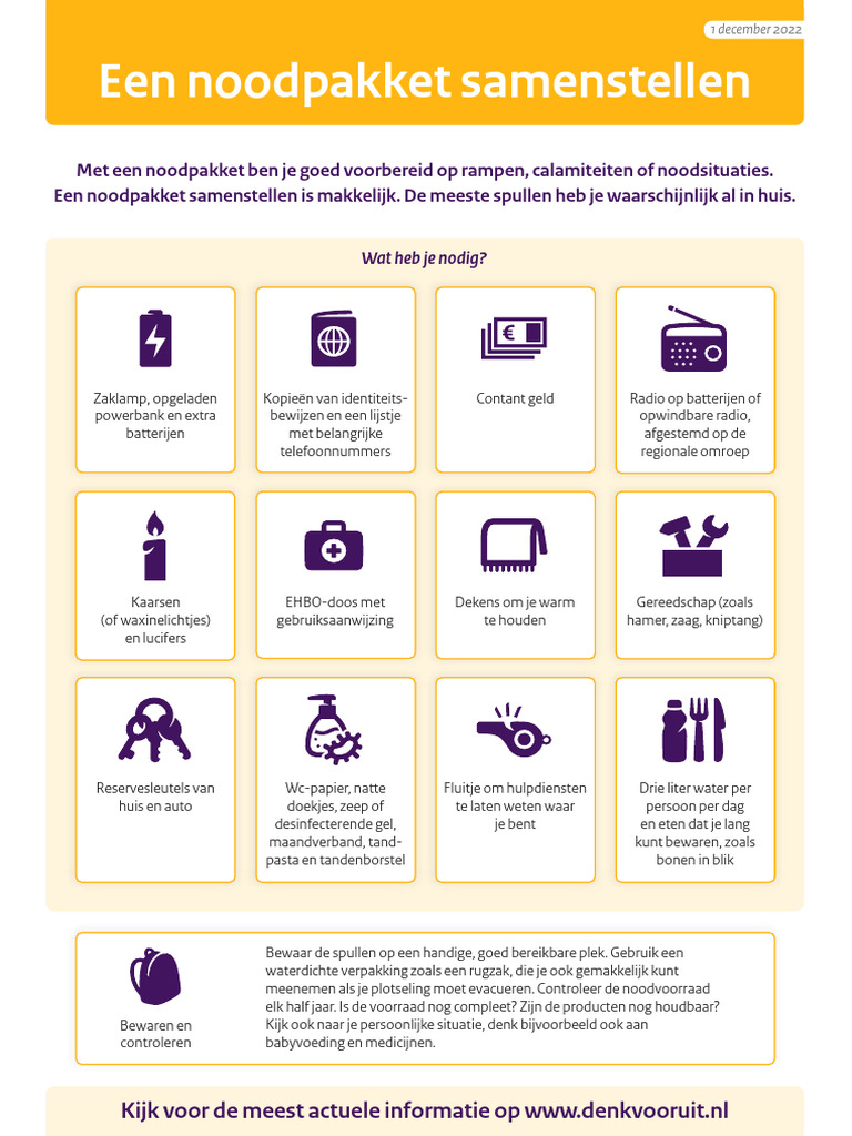 Een+noodpakket+samenstellen | PDF