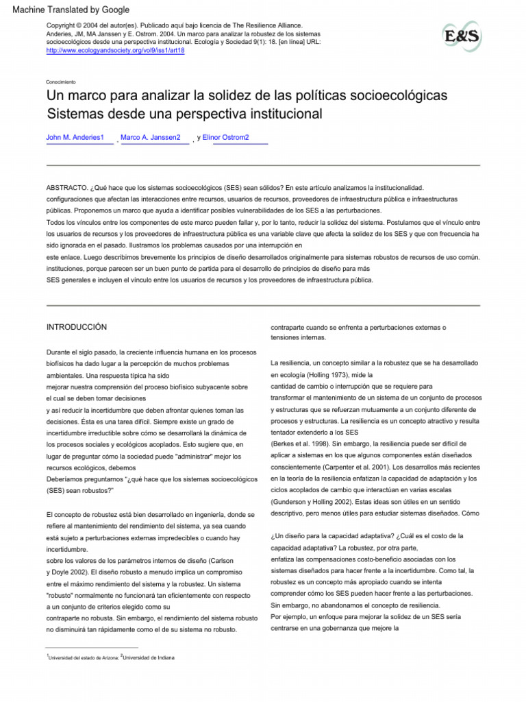 Un Marco para Analizar La Robustez de SSE | PDF