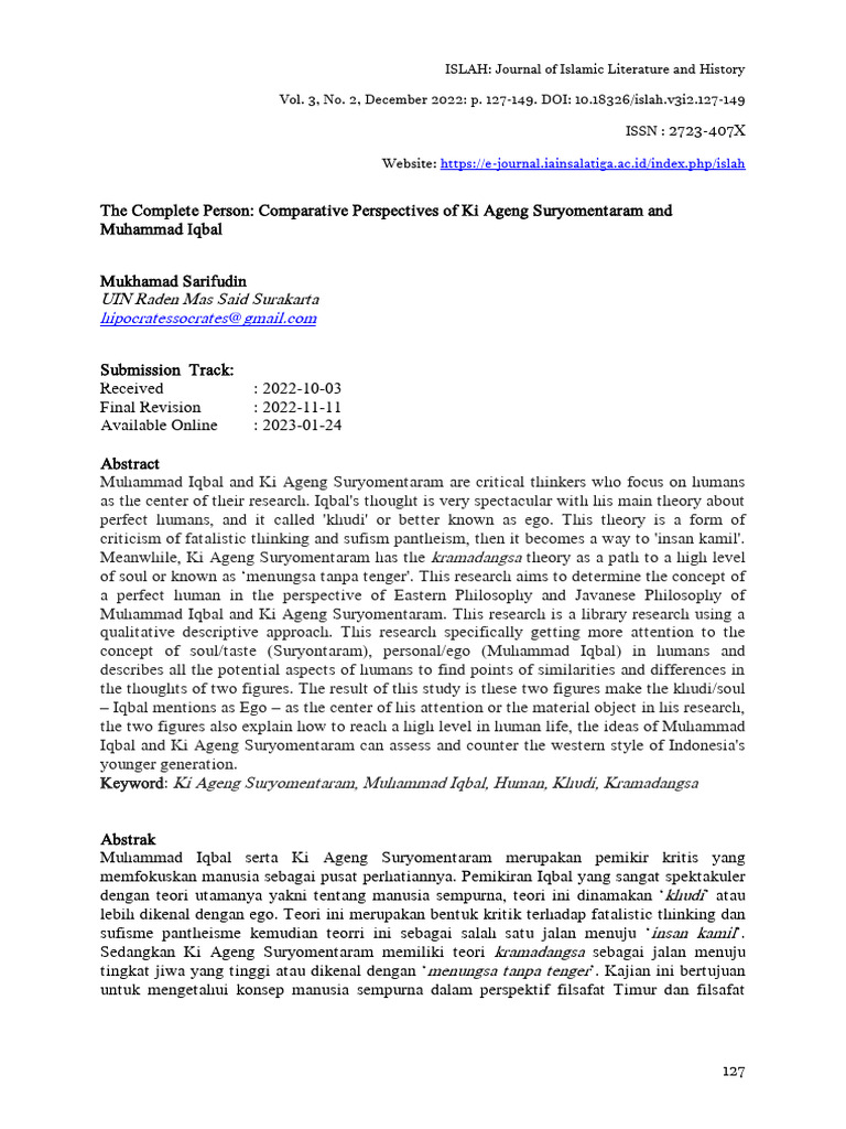 The Complete Person | Download Free PDF | Thought | Soul