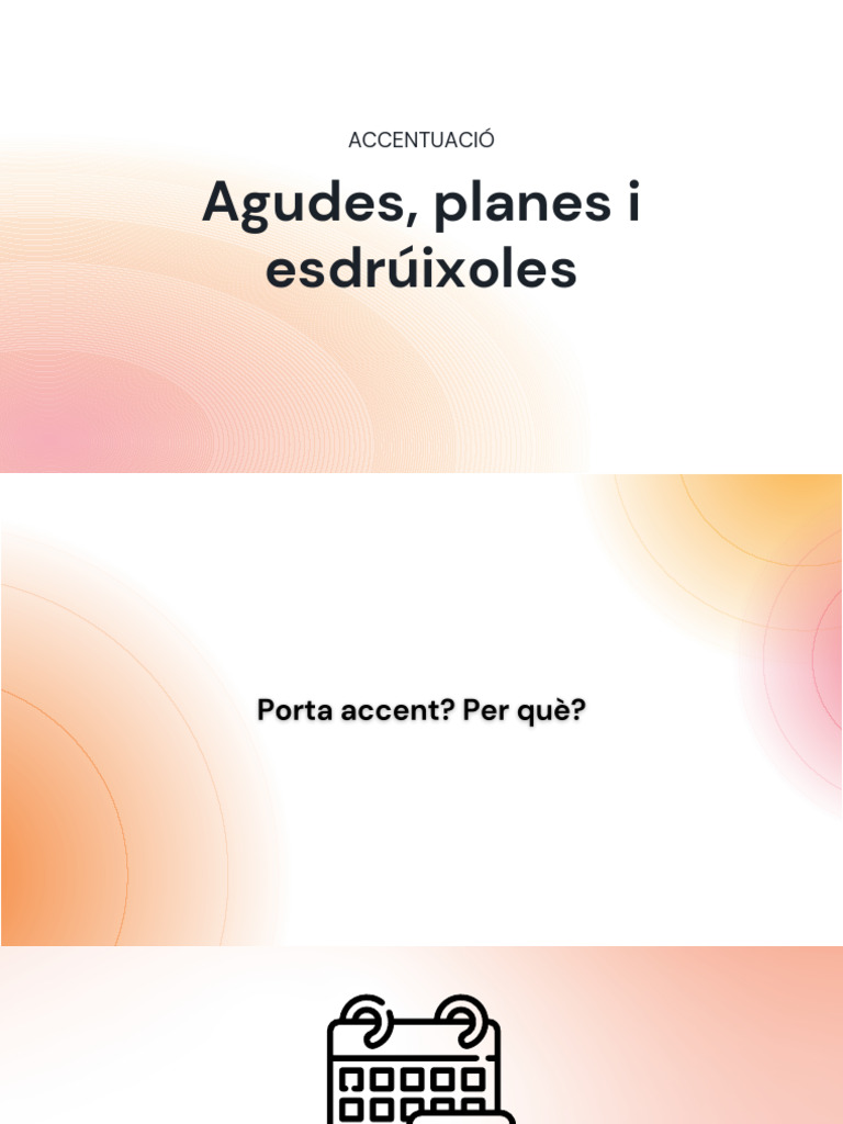 Agudes, Planes I Esdrúixoles | PDF
