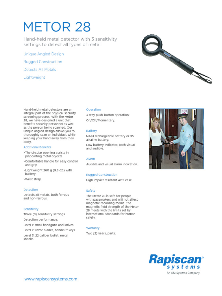 Metor 28 | Download Free PDF | Metal Detector | Rechargeable Battery