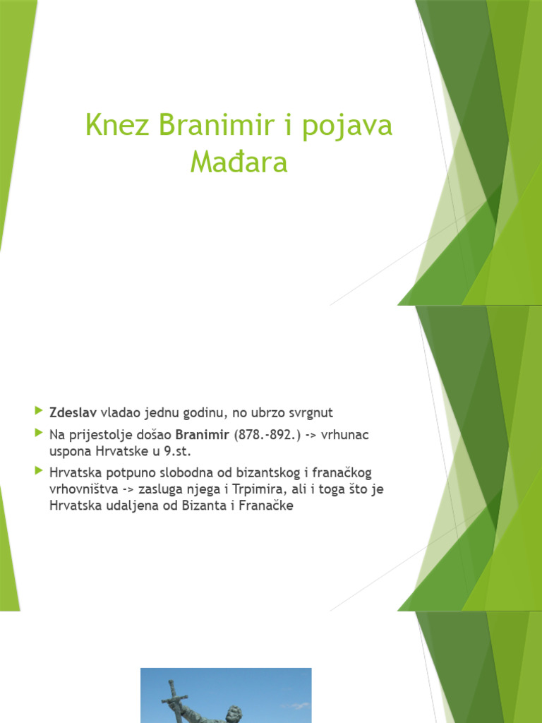 Knez Branimir I Pojava Mađara | PDF