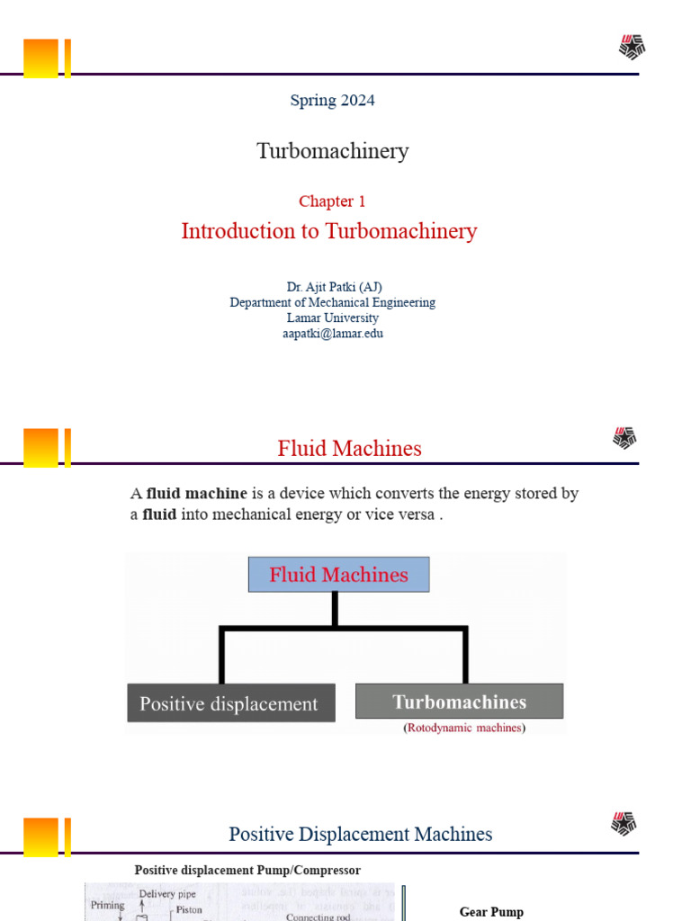 Turbo Chapter 1-1 | PDF | Turbomachinery | Turbine