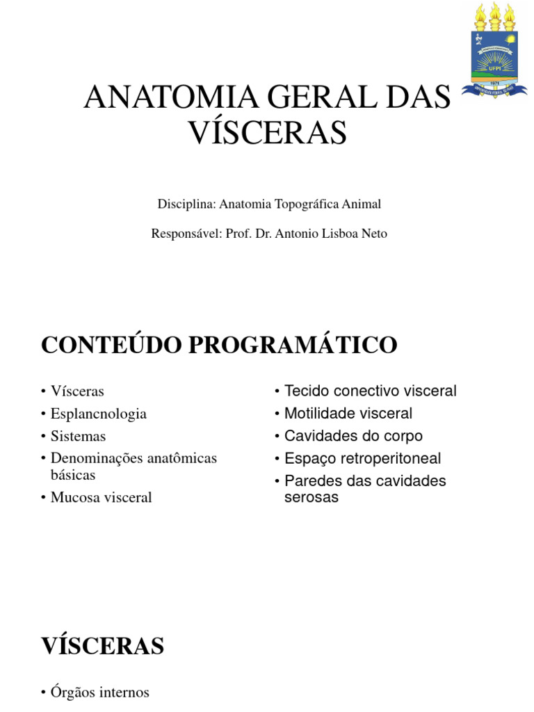 Anatomia das Vísceras Humanas | PDF | Corpo humano | Anatomia