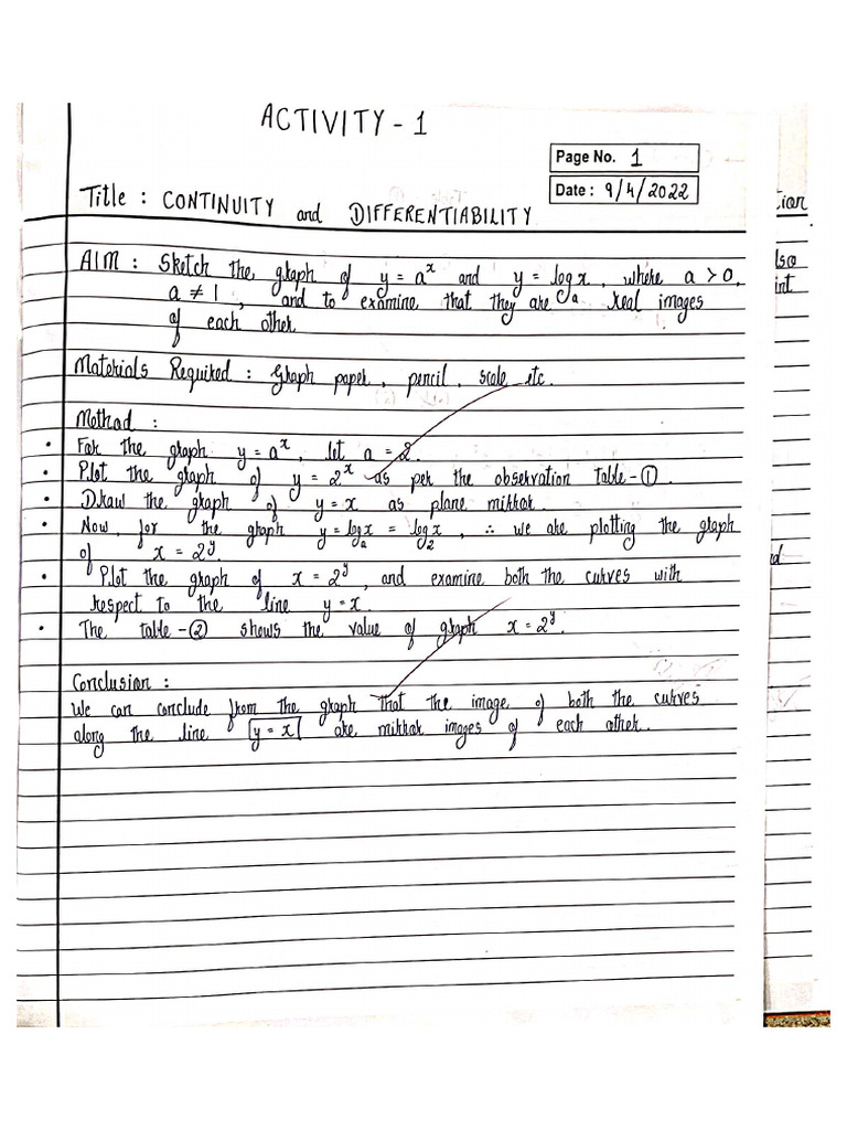 Maths Activity 1-4 | PDF