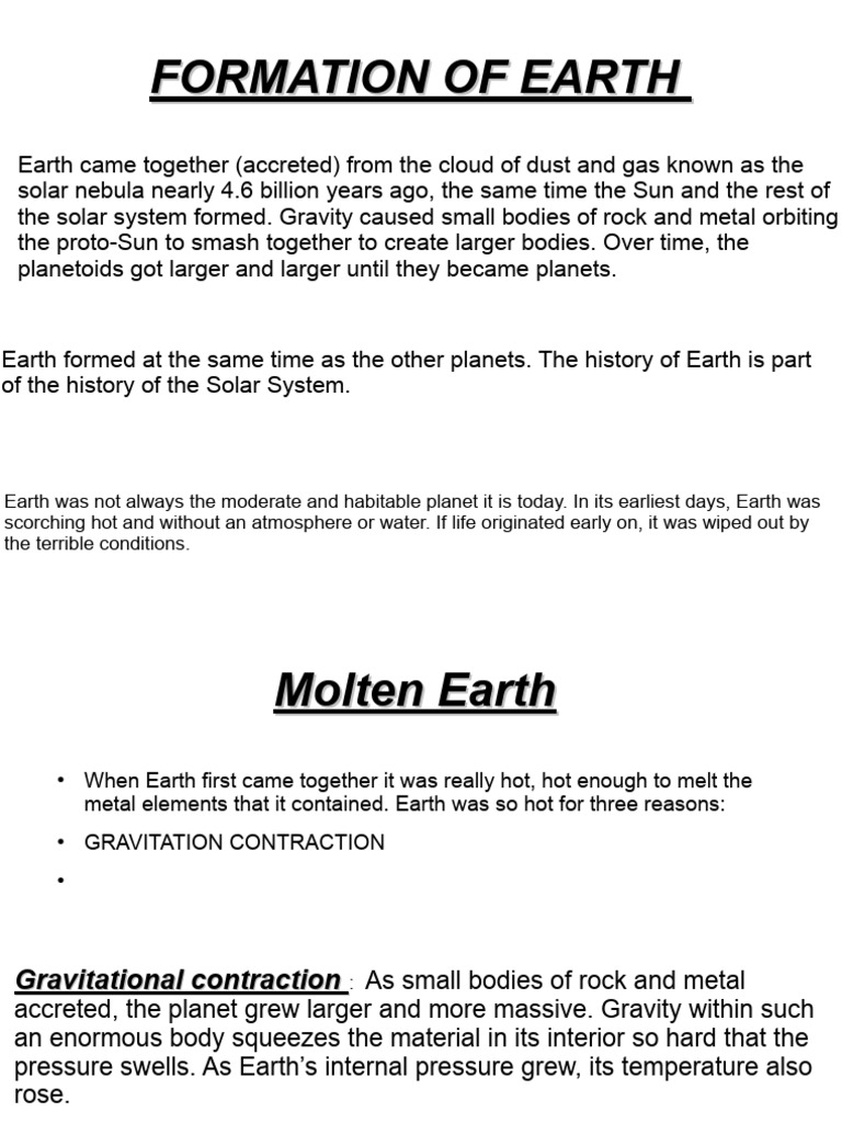 1V8 | PDF | Earth | Formation And Evolution Of The Solar System