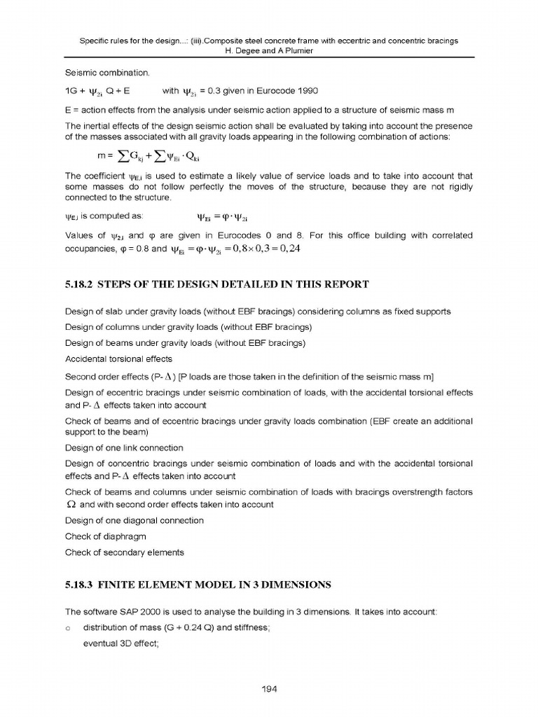 Eurocode 8 Seismic Design of Buildings W Page 208 | PDF