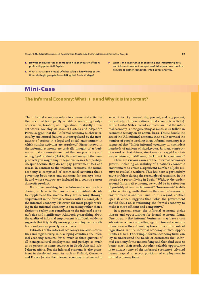 2B - The Informal Economy (2017) | PDF