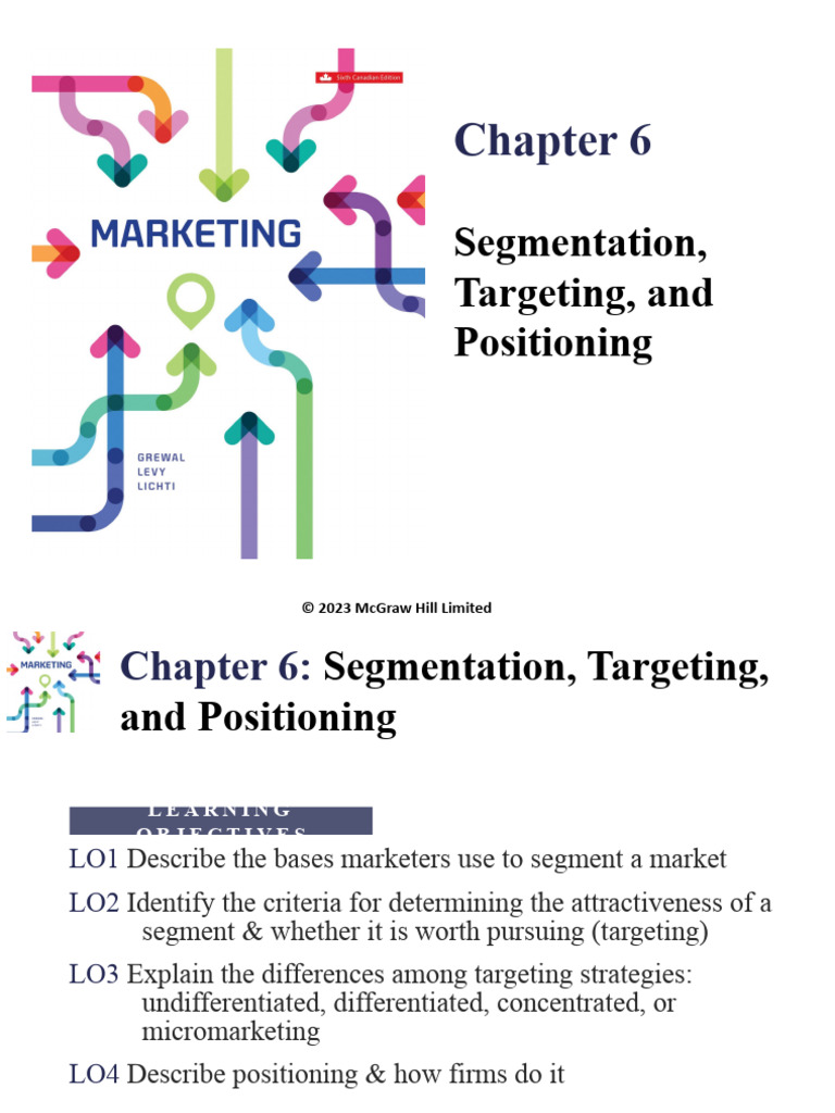 Grewal6ce PPT Ch06 Fall 2023 | PDF | Market Segmentation | Business Process