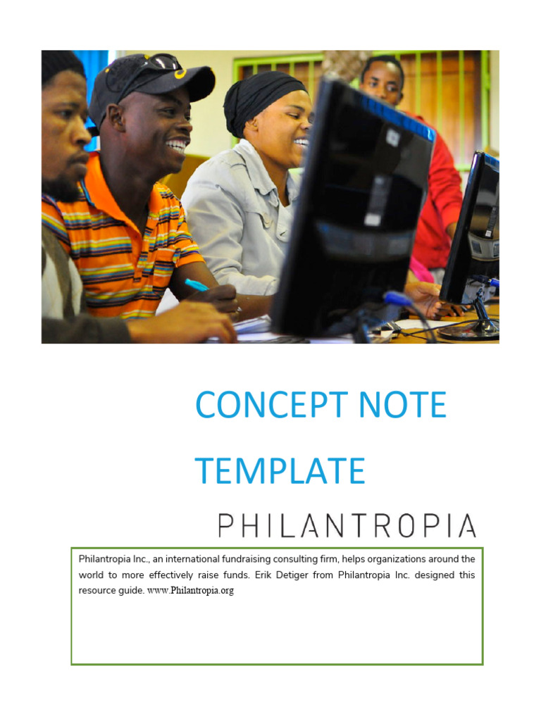 Concept Note Template Pdf Information Concept