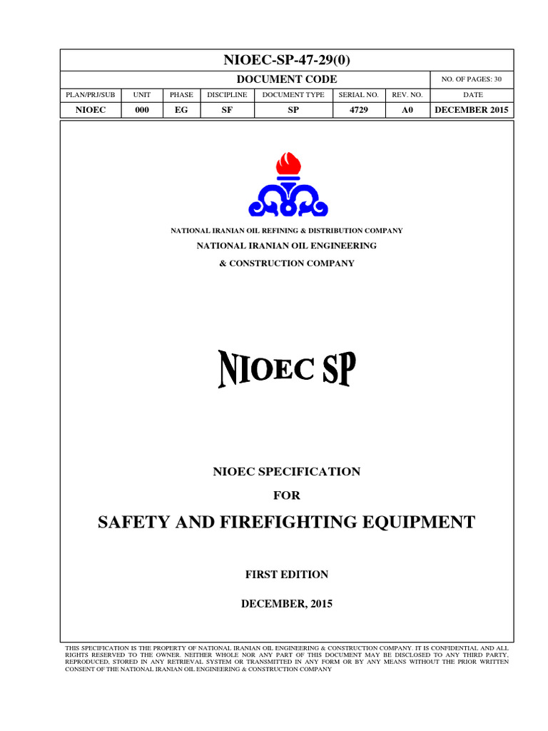 Nioec SP 47 29 | PDF | Valve | Pipe (Fluid Conveyance)