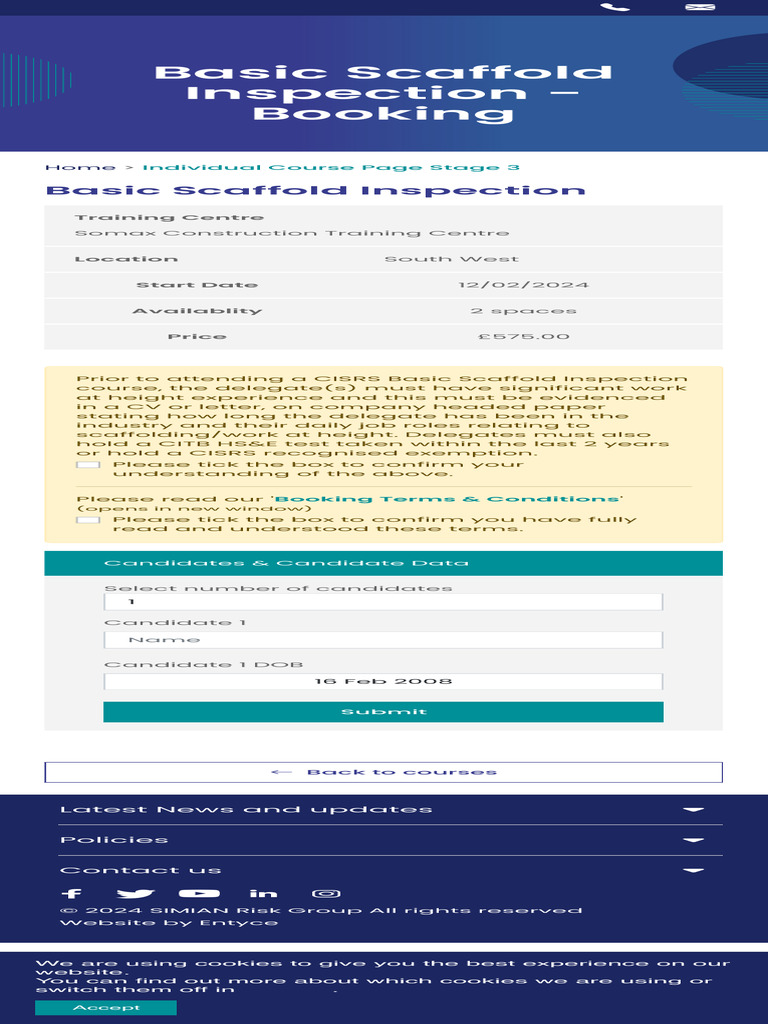 Individual Course Page Stage 3 SIMIAN | PDF