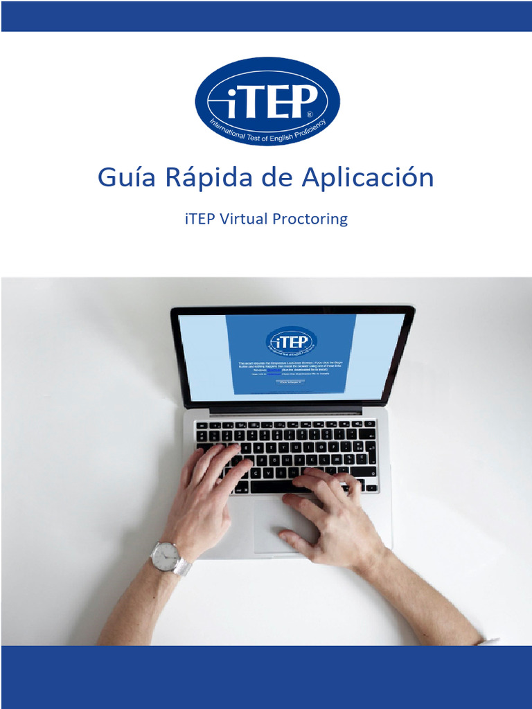 Guia Rapida de Aplicacion iTEP Virtual Proctoring 22FEB21 FINAL | PDF | Sistema operativo ...