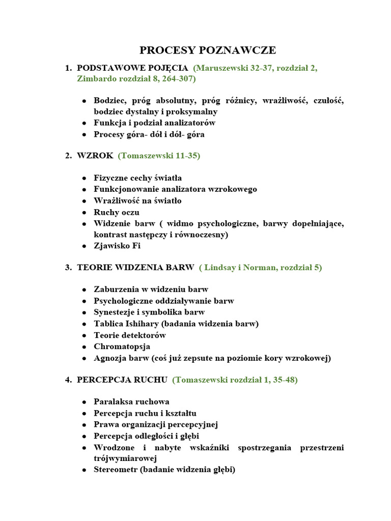 Malinowski Kolos Wymagania | PDF