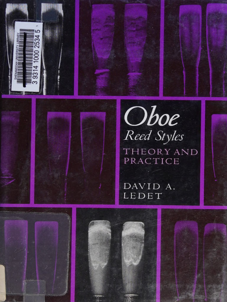 Oboe Reed Styles - Theory and Practice - Ledet, David - 1981 ...