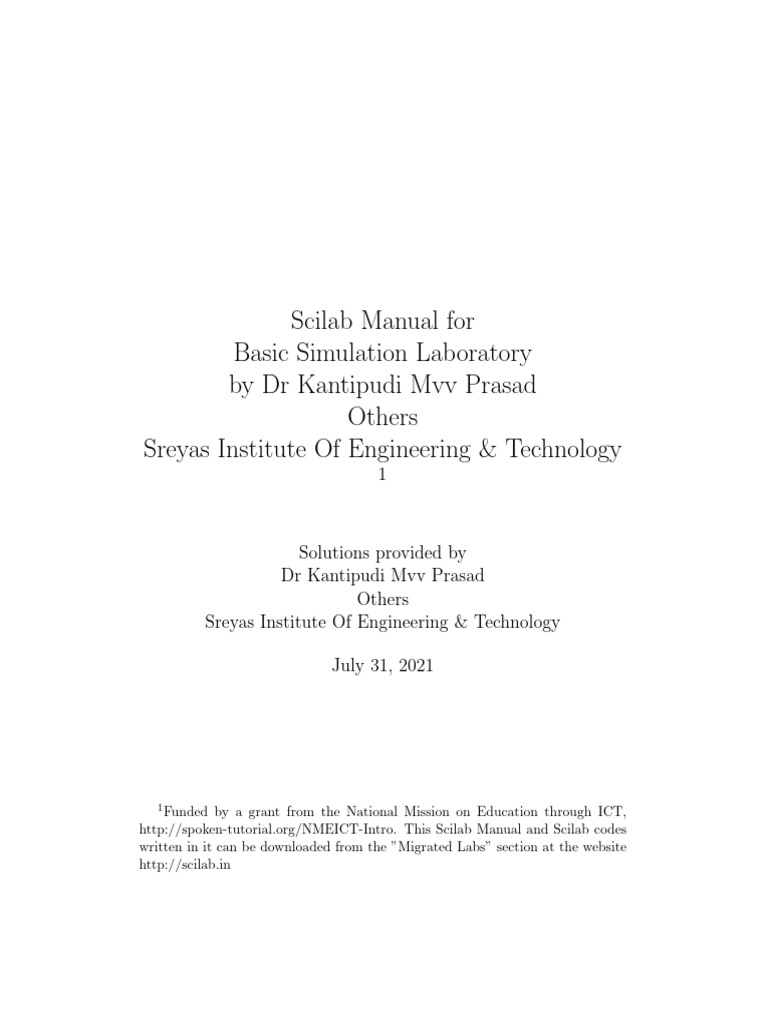 Scilab Download Free Pdf Fourier Analysis Harmonic Analysis