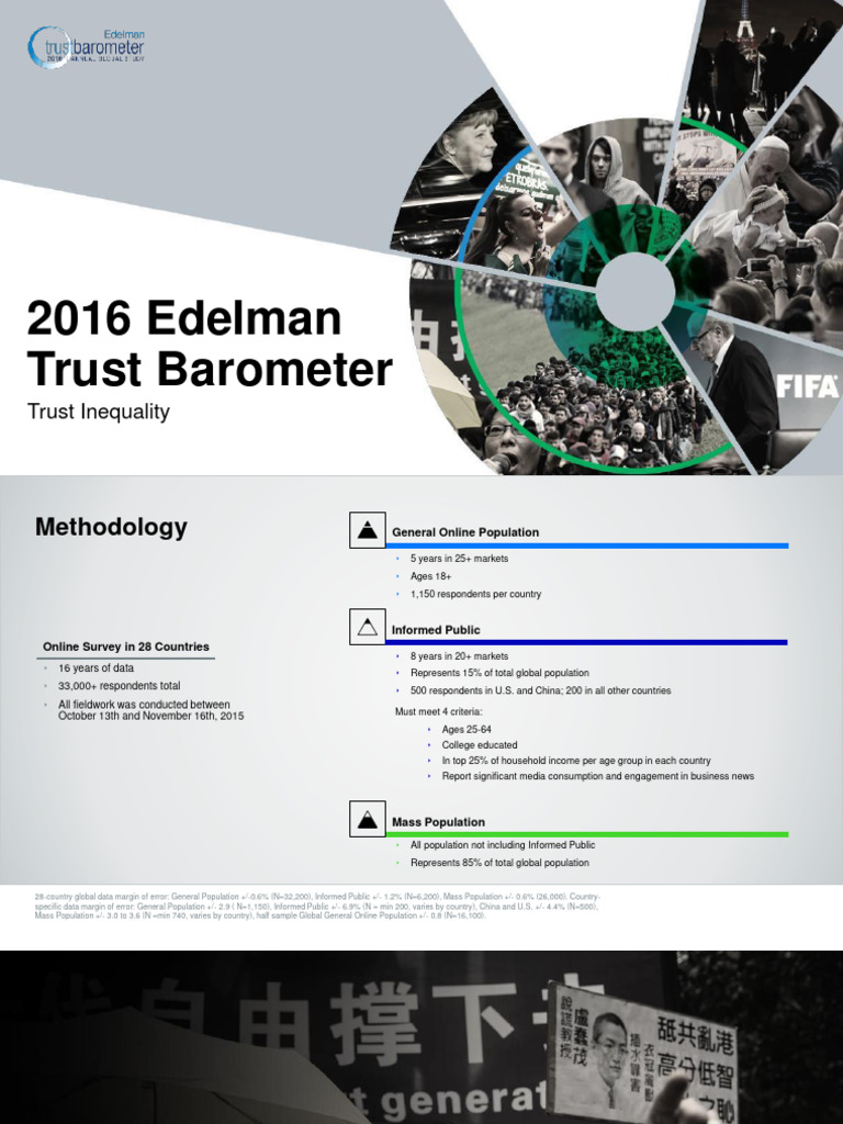 Edelman Trust Barometer Methodology | PDF | The United States | China