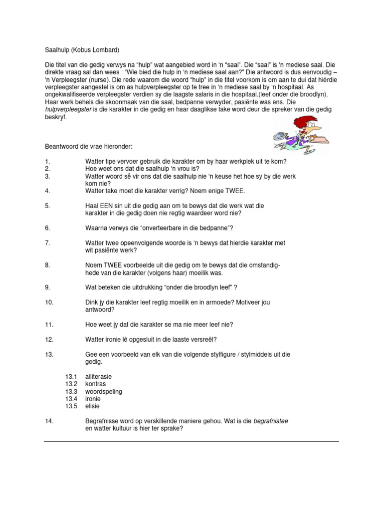 Saalhulp | PDF