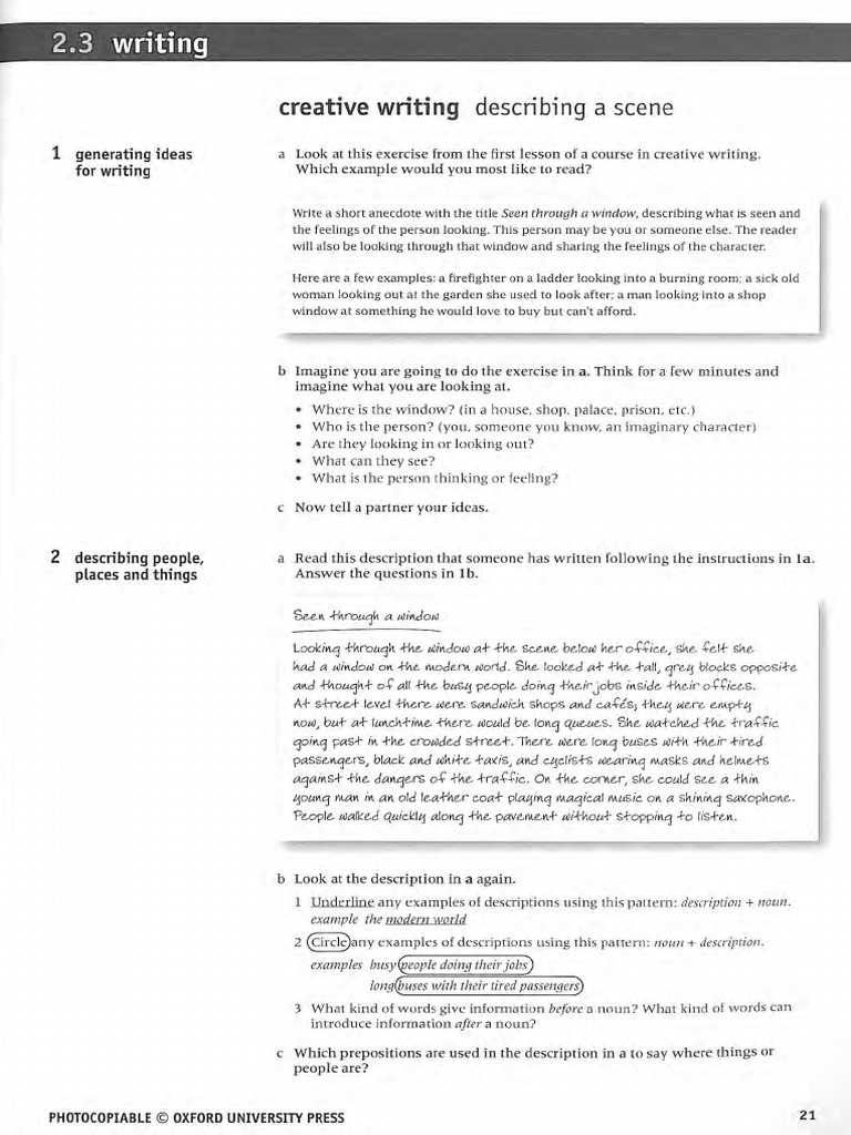 Creative Writing - Exercise - 12 Cópias | PDF