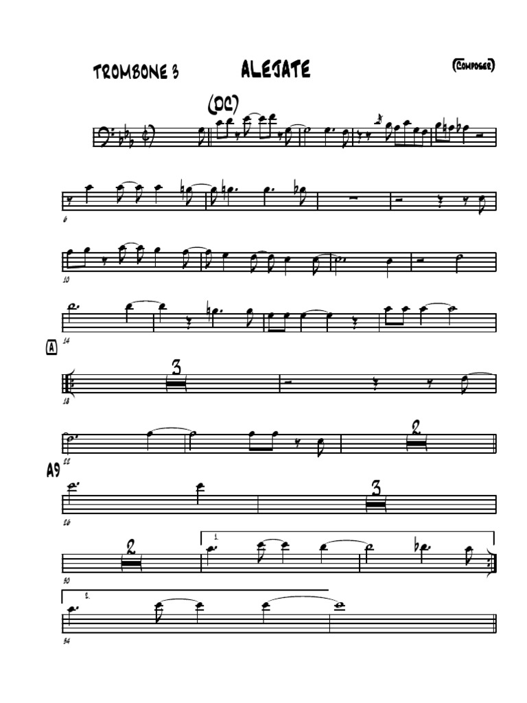 ALEJATE Trombon 3 | PDF