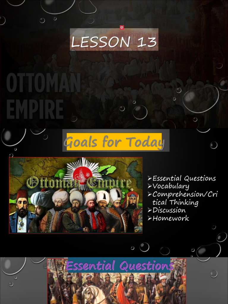 Ottoman Empire Study Guide | PDF | Byzantine Empire | Ottoman Empire