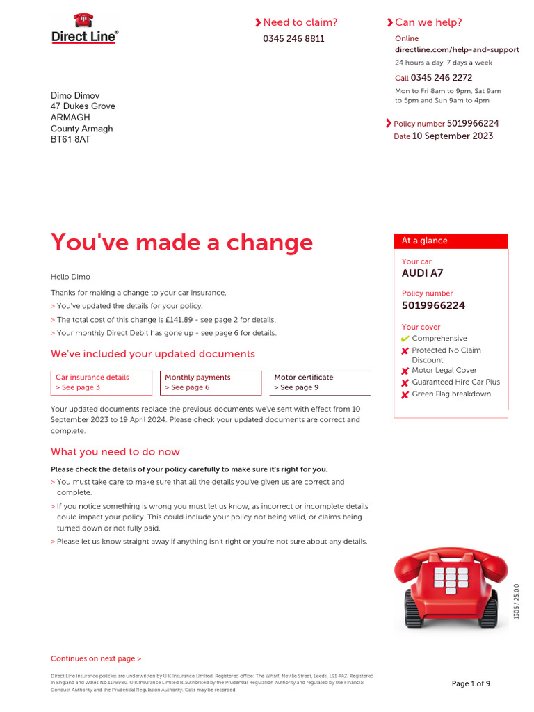 You've Made A Change: Need To Claim? Can We Help? | PDF | Credit ...