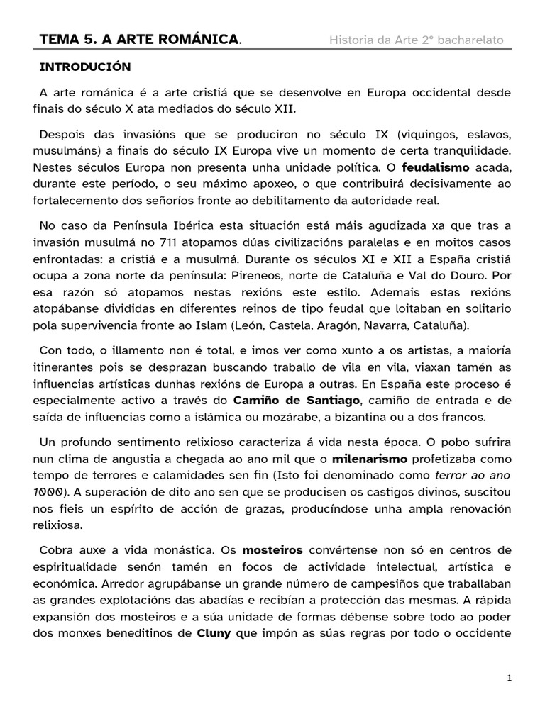 TEMA 5. A ARTE ROMÁNICA 24 | PDF