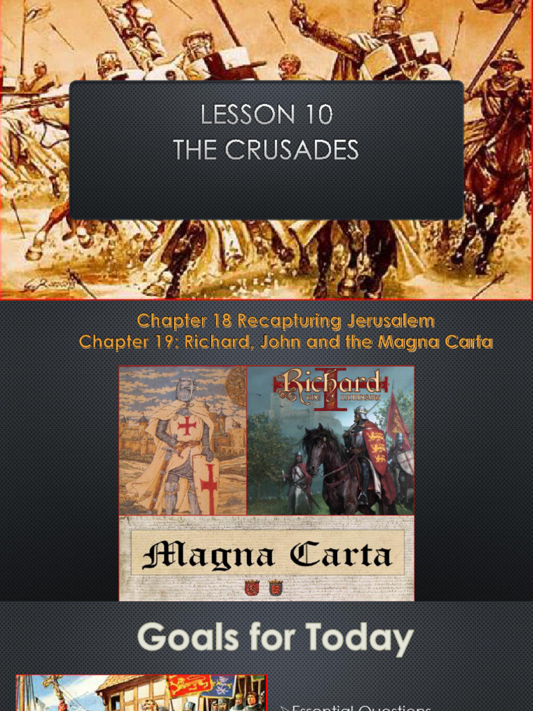 V3 G4B SOW 10 The Crusades | Download Free PDF | Crusades | Middle Ages