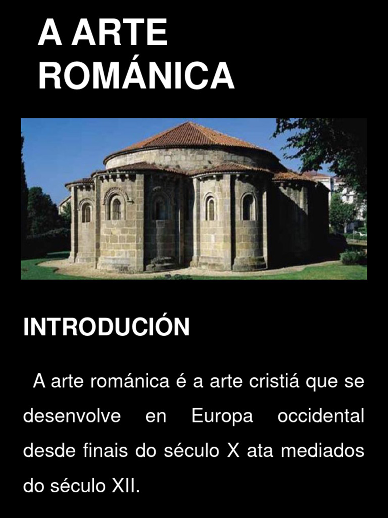 Tema 5 A ARTE ROMÁNICA 24 Presentacion | PDF