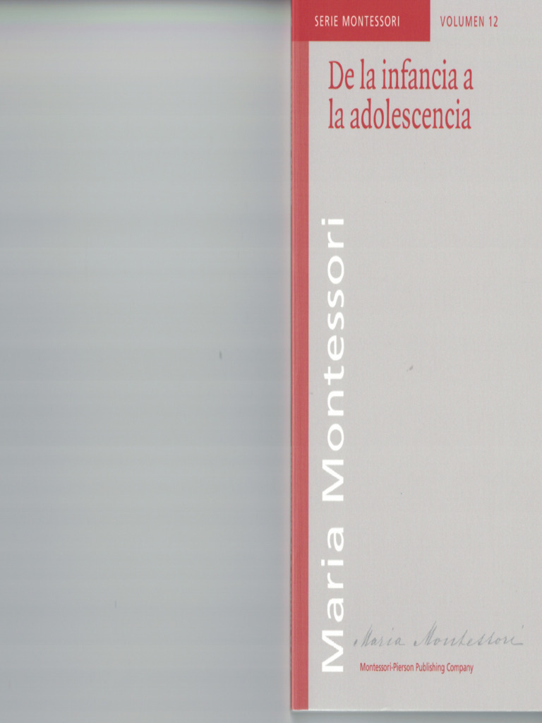 Libro De La Infancia A La Adolescencia Pdf